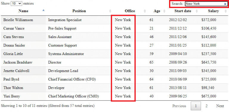 ทำ Table ให้น่าใช้ด้วย DataTables – BorntoDev เริ่มต้นเรียน เขียนโปรแกรม ขั้นเทพ