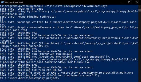 แปลงไฟล์ Python เป็น EXE ง่ายๆ – BorntoDev เริ่มต้นเรียน เขียนโปรแกรม ขั้นเทพ