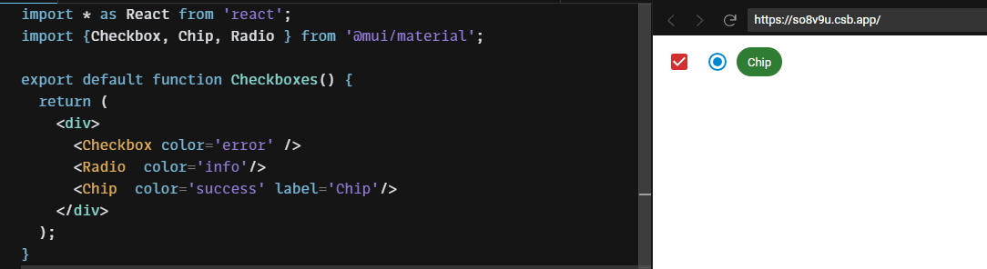 ทำ Palette สีให้กับหน้าเว็บ React ด้วย MUI – BorntoDev เริ่มต้นเรียน ... ทำ Palette สีให้กับหน้าเว็บ React ด้วย MUI – BorntoDev เริ่มต้นเรียน ...