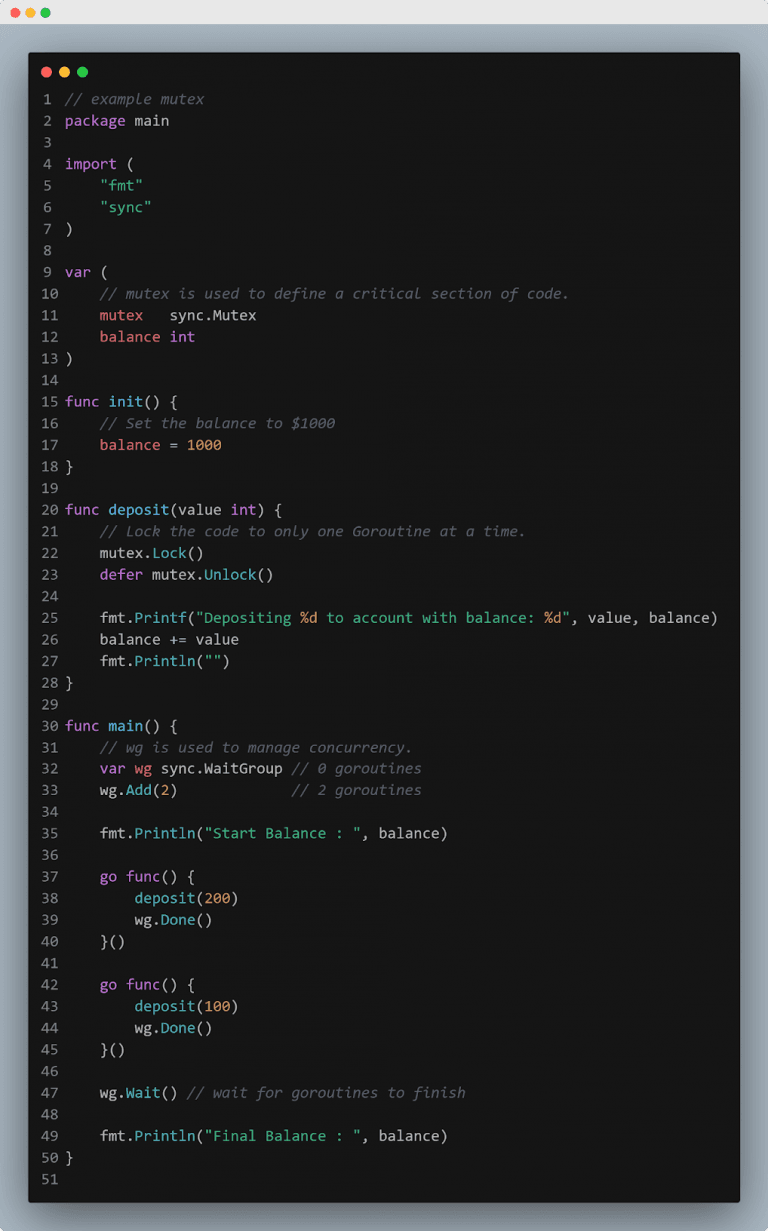 รู้จักกับ Mutex ใน Golang คืออิหยัง หมดปัญหาเมื่อ Goroutine Borntodev เริ่มต้นเรียน เขียน 7304