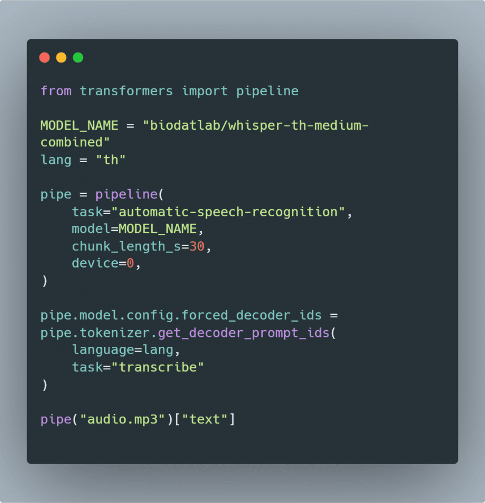 Thonburian Whisper:โมเดลถอดความจากเสียงพูดภาษาไทย – BorntoDev เริ่มต้นเรียน เขียนโปรแกรม ขั้นเทพ