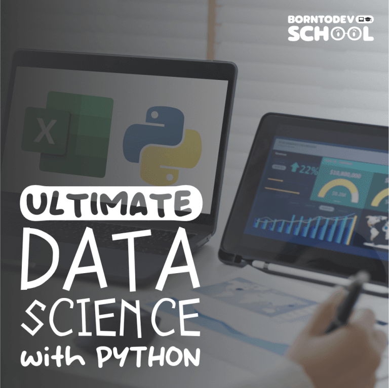 Ultimate Data Science with Python – BorntoDev เริ่มต้นเรียน เขียนโปรแกรม ขั้นเทพ