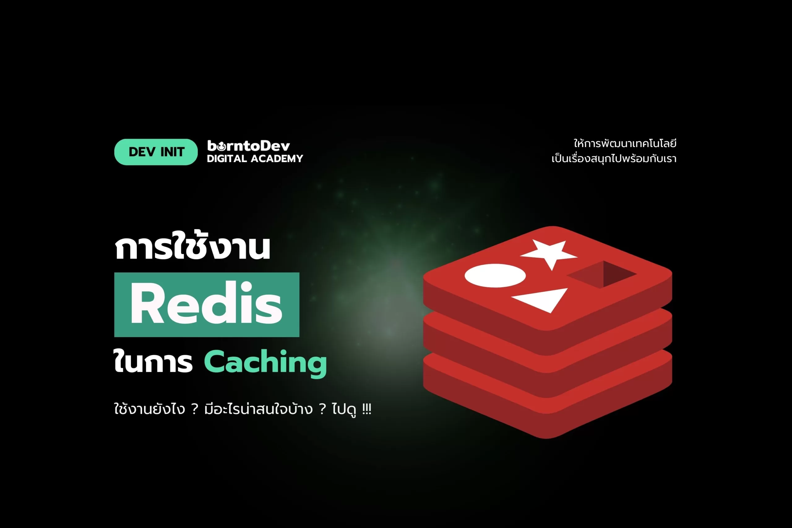 การใช้งาน Redis ในการ Caching – BorntoDev เริ่มต้นเรียน เขียนโปรแกรม ขั้นเทพ