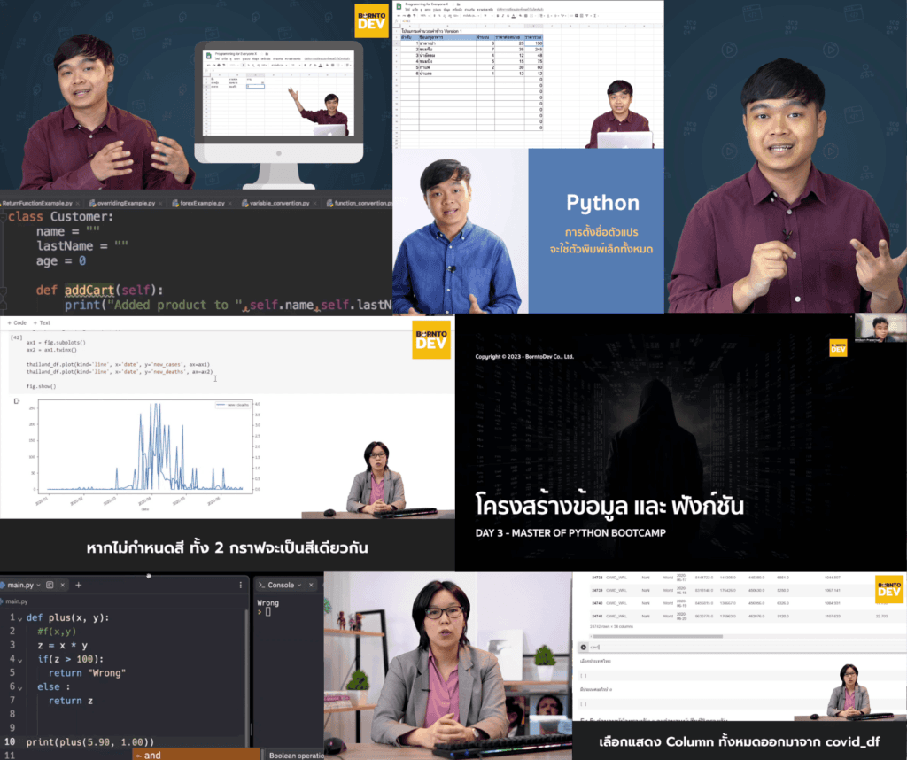 Ultimate Python X แพคเกจรวมทุกหลักสูตร สายไพธอน เพื่อคุณโดยเฉพาะ ...