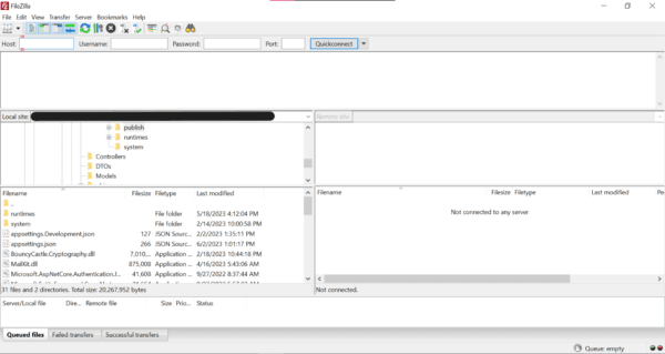 การใช้งาน FTP ในการจัดการไฟล์ – BorntoDev เริ่มต้นเรียน เขียนโปรแกรม ขั้นเทพ