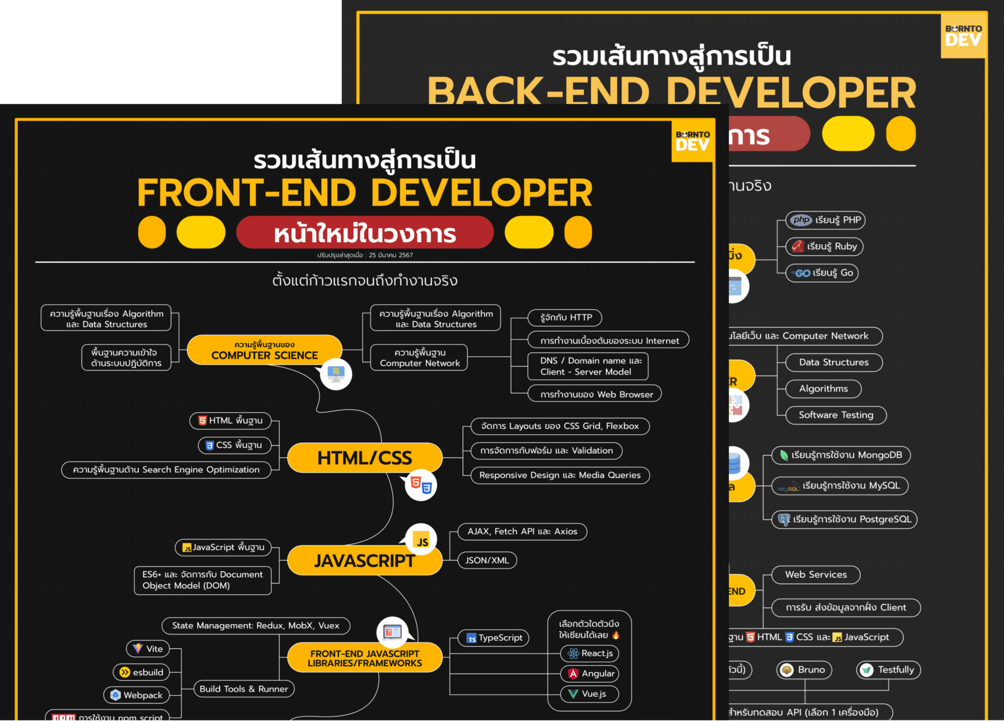 DEVELOPER ROADMAP เส้นทางสู่สายอาชีพของเหล่า “นักพัฒนาโปรแกรม” – BorntoDev เริ่มต้นเรียน เขียน ...