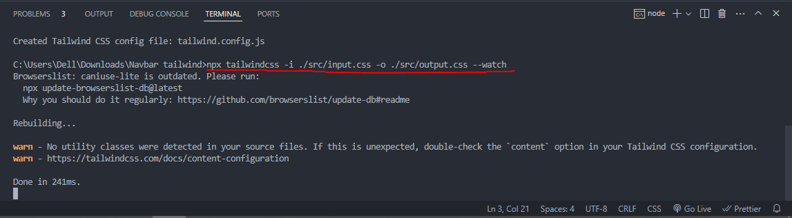 Navbar อย่างง่ายด้วย Tailwind CSS – BorntoDev เริ่มต้นเรียน เขียนโปรแกรม ขั้นเทพ