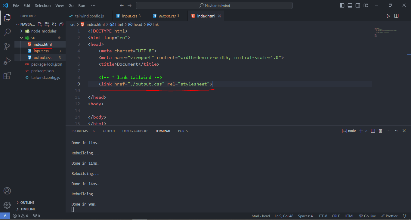 Navbar อย่างง่ายด้วย Tailwind CSS – BorntoDev เริ่มต้นเรียน เขียนโปรแกรม ขั้นเทพ