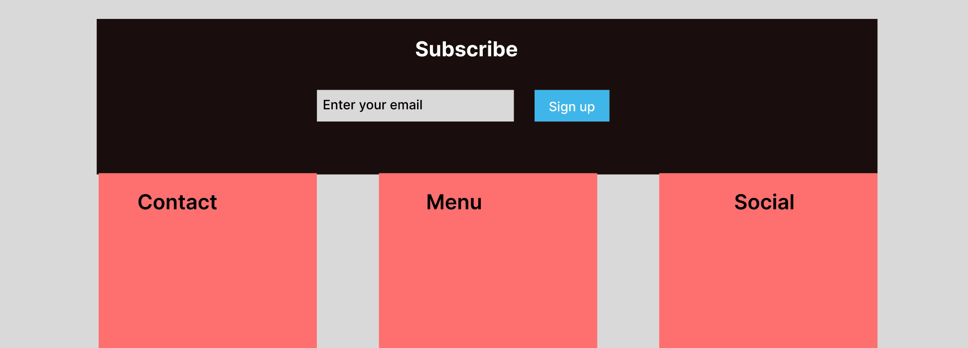 การสร้าง Footer สำหรับเว็บไซต์ – BorntoDev เริ่มต้นเรียน เขียนโปรแกรม ขั้นเทพ