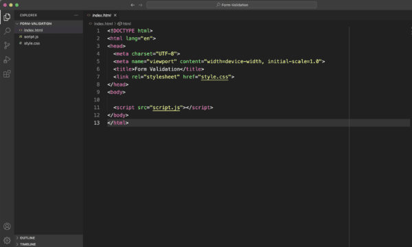 การทำ Form Validation ด้วย JavaScript – BorntoDev เริ่มต้นเรียน เขียนโปรแกรม ขั้นเทพ